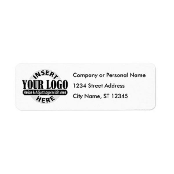 Return Address Label with Company Logo - Vinset Advertising